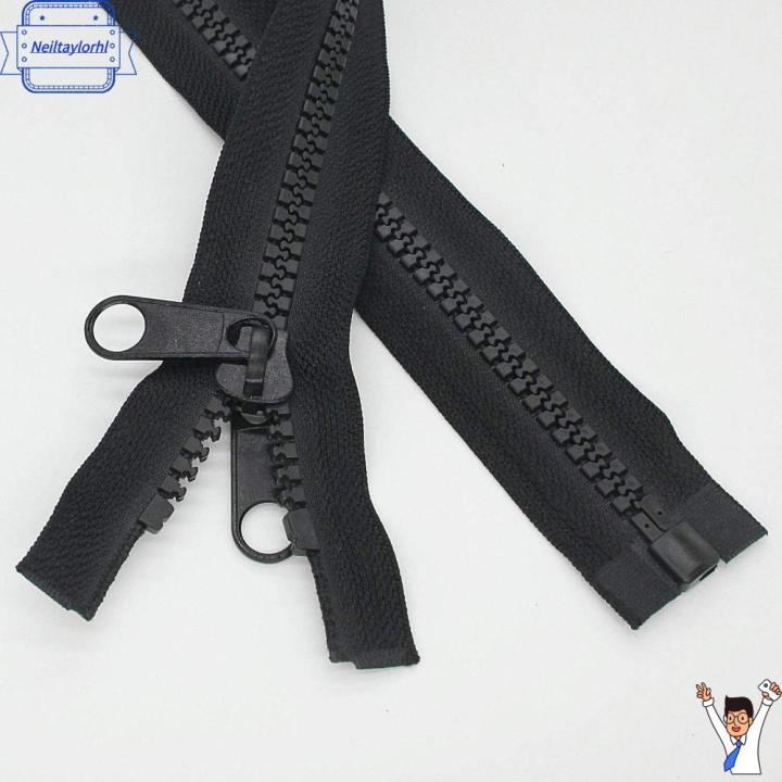 【Miga Plaza】39.4in Double Slider Zipper Resin #10 Large Long Zipper ...