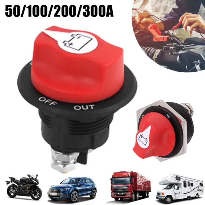 12v Motorbike Marine Boat Car Knob Battery Switch Isolator Cut Off ...