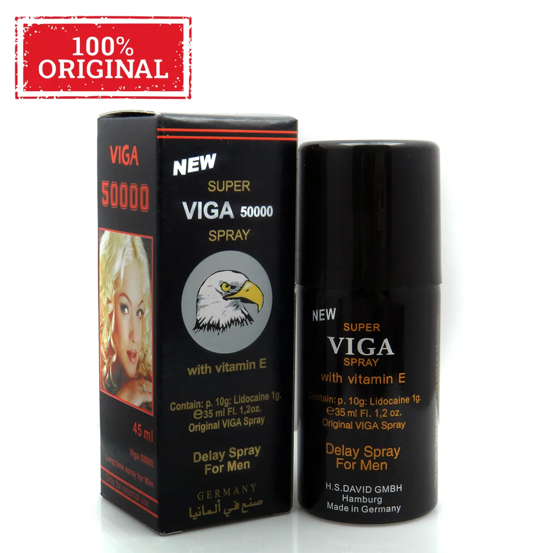 18+ Delay Spray Viga 50000 Men's Delay Spray Long Time Sex Spray With ...