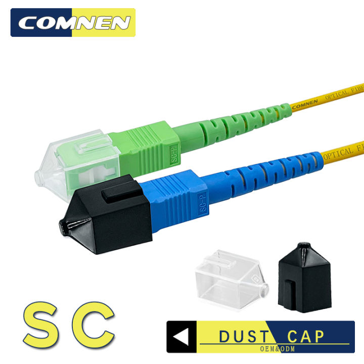 Comnen Sc Fiber Optic Dust Cap Sc Connector Fiber Tool Cable Duster ...