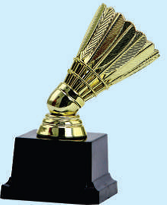 TROPHY / B-370 / 15CM/Badminton / Winners Achievement Trophy / Awards ...
