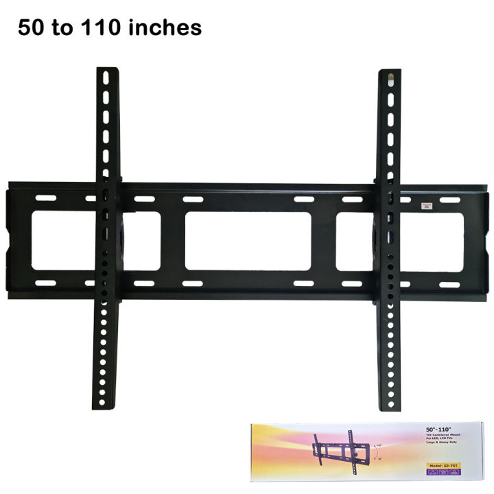 LED LCD Tilting TV Bracket GJ-75T (50″–110″) – Heavy Duty | Tilts ±15 ...