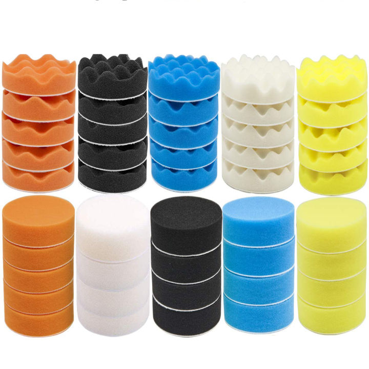 10 Pcs 3 Inch Polishing Pad Foam Drill Sponge Buffing Pads 80mm ...