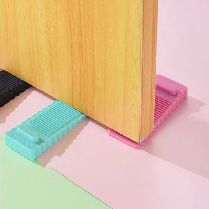 1 Pcs Silicone Safety Door Stop Stoppers Block Wedge Doorstops Door ...