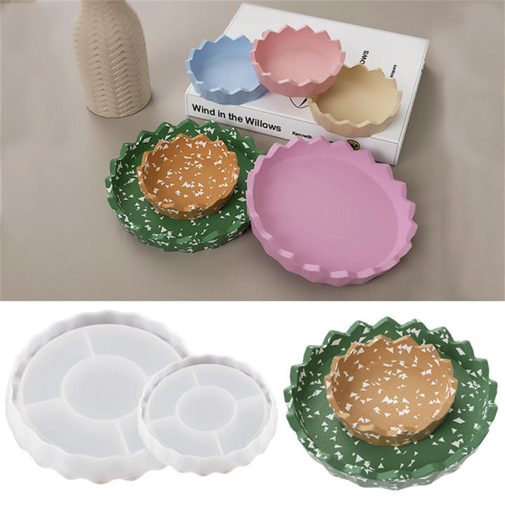 Display Plate Mold Silicone Mould Storage Tray Mold Cement Mold Jewelry ...