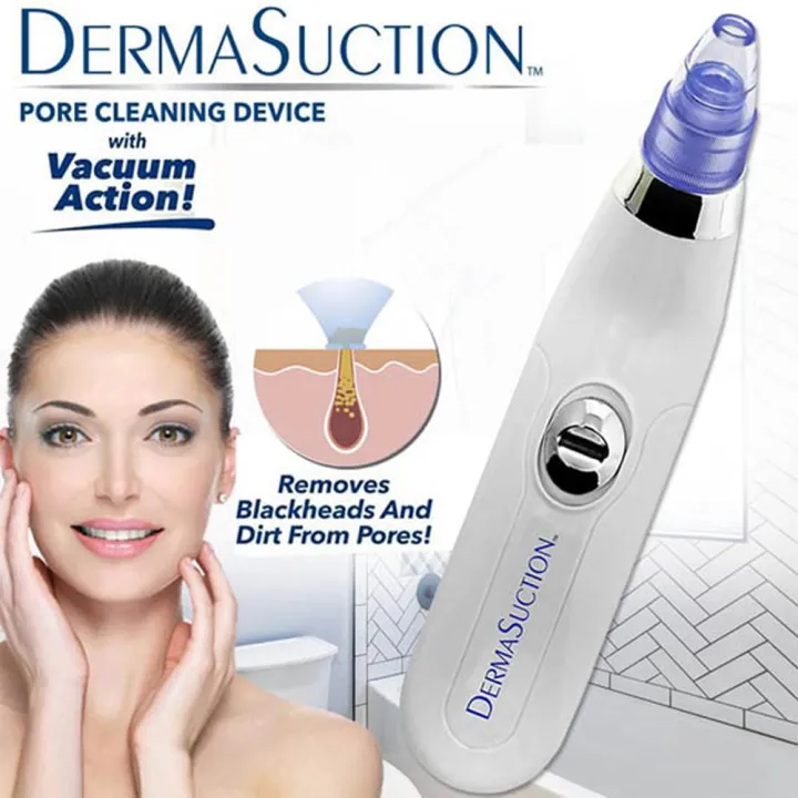 Derma Suction Pore Cleaning Device With Vacuum Action Face Pore Cleaner ...