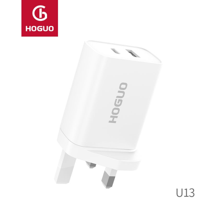HOGUO U13 qc 3.0 PD 20w USB type c fast charger | Daraz.lk