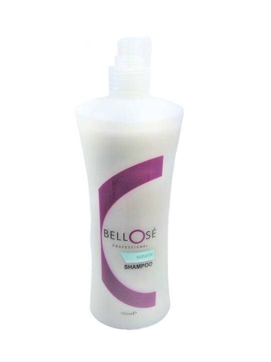 Bellose Keratin Shampoo Professional SLES Free Keratin Shampoo 1 Ltr ...
