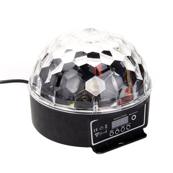 PDTYMWNG 4X LED RGB Crystal Magic Ball Effect Light Disco Dj Stage ...