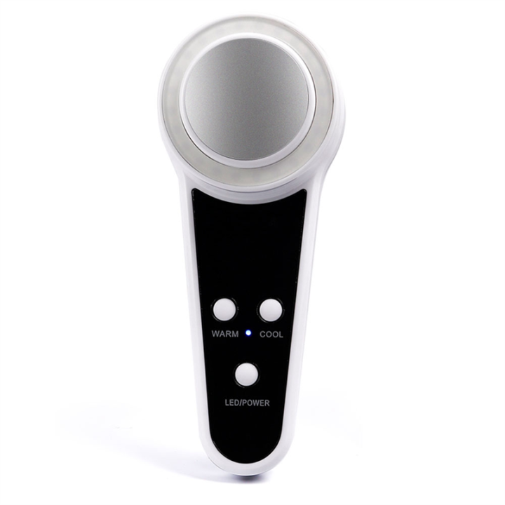 Skin Massager Hot Cold Hammer，Facial LED Photon Therapy Beauty Device ...