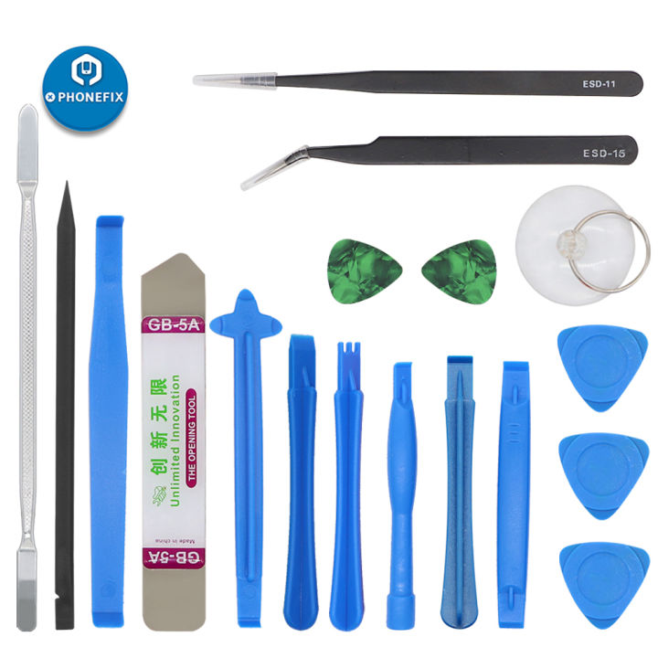 【StyleVoyager】18 IN 1 Plastic Spudger Pry Opening Tool Sets Phone LCD ...