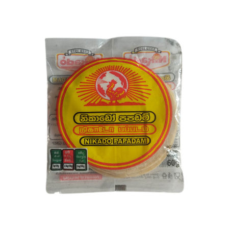 Nikado Normal Paapadam 60g | Daraz.lk