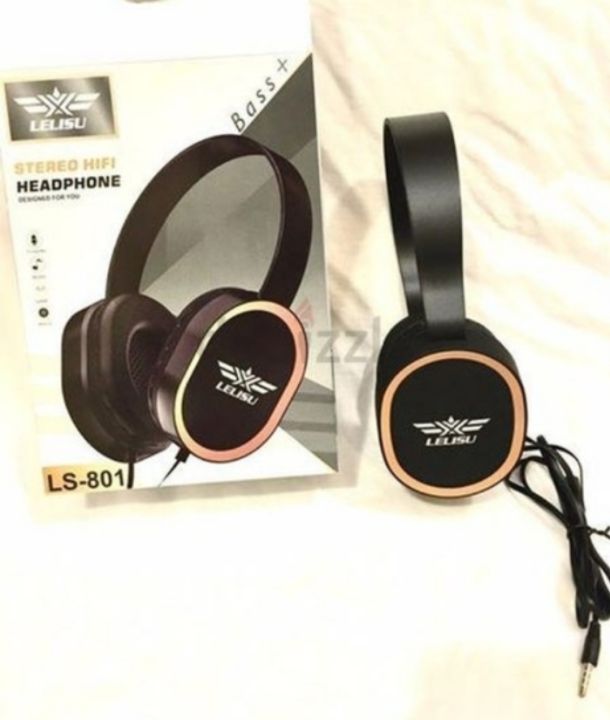 Gaming Headset EXTRA BASS Lelisu LS-801 Earphone Wired Gamer Headphone ...