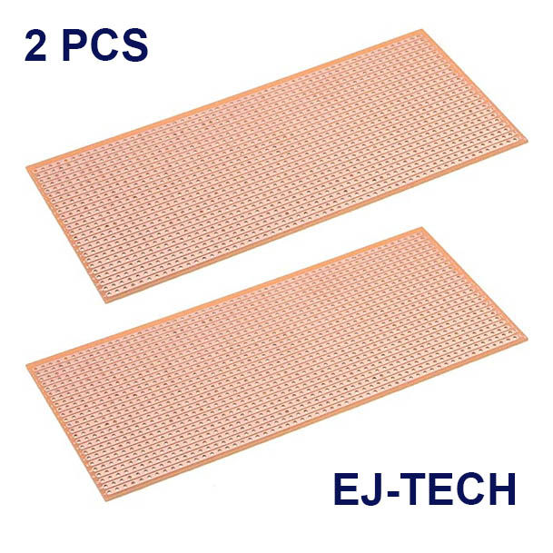 2PCS Vero Board Medium 56 x 24 Dots 14.5cm x 6.5cm Prototype PCB for ...