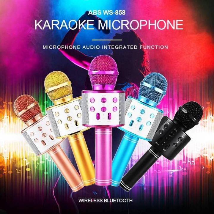 Professional Bluetooth Wireless Microphone Speaker Handheld Microphone ...