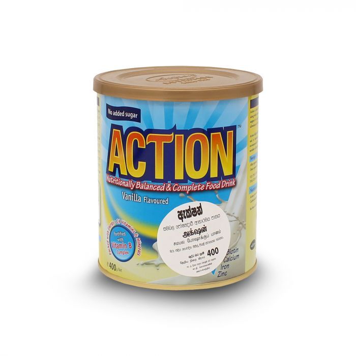 Action Vanilla Flavoured Milk Powder - 400g | Daraz.lk