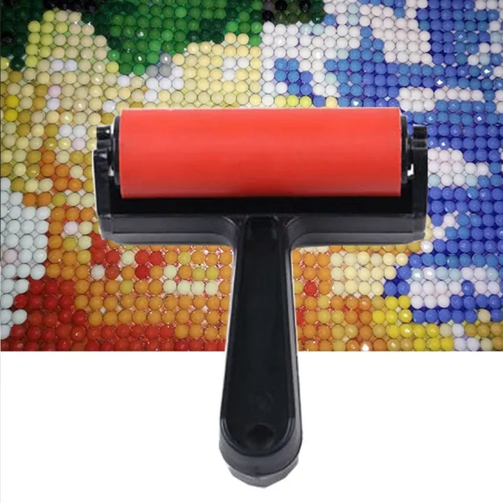 DIY Handcraft Sticking Tightly Diamonds Painting Roller Plastic Cross ...