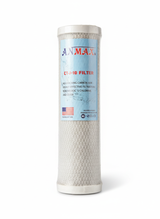 ANMAX CT-J-10 Carbon Block Filter Cartridge - 10 Inch CTO Filter for ...