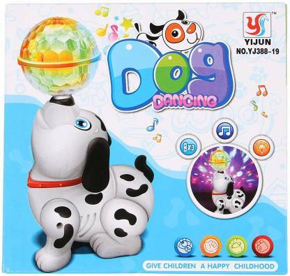 Dancing Dog with Music Flashing Lights / Electric Dream Light Ball ...