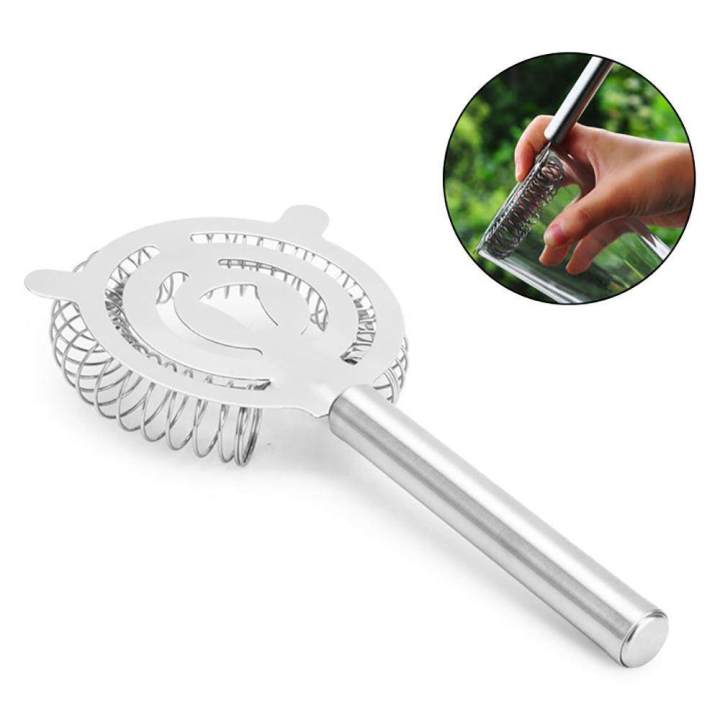 Bartender Stainless Steel Cocktail Strainer Ice Strainer Bar Tool ...