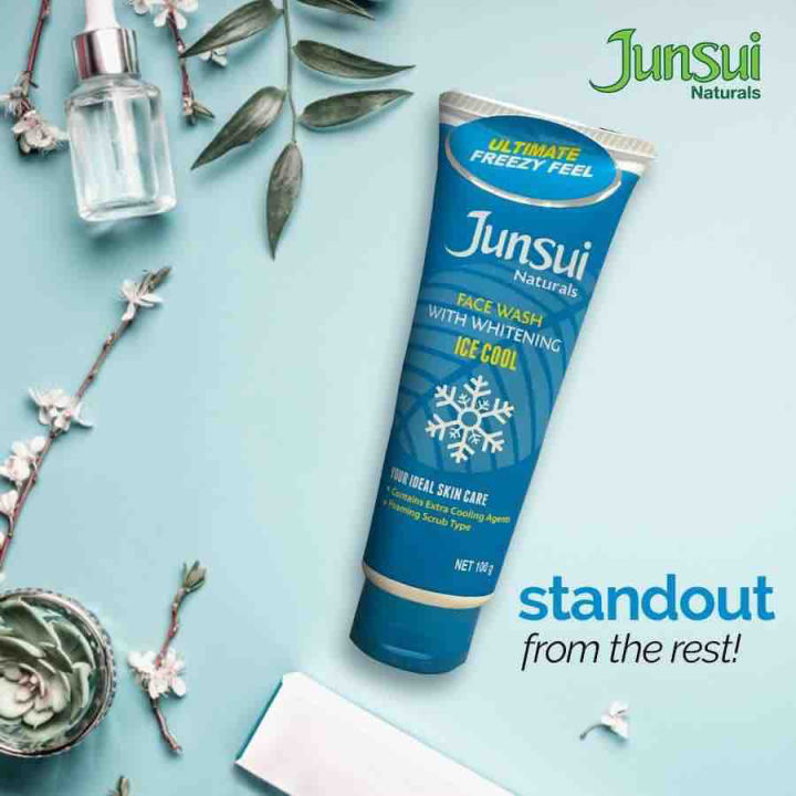 Junsui Natural Forming Scrub Type Cool Face Wash 100g | Daraz.lk