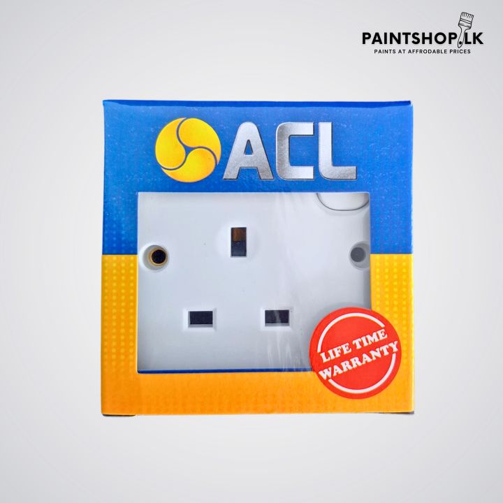 13A Plug Base - ACL Electric - 3 Hole Square Pin - Switched Socket ...