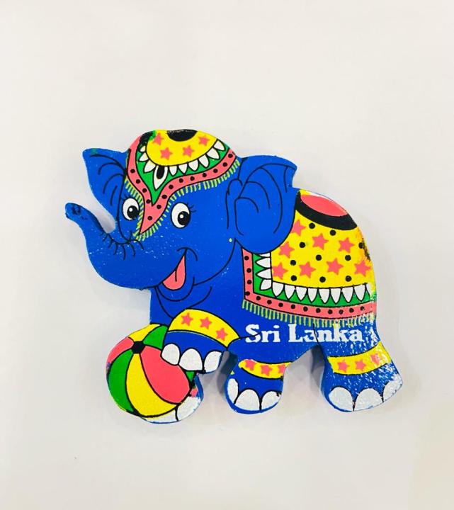 Handmade Wooden Elephant design Fridge Magnet | Daraz.lk