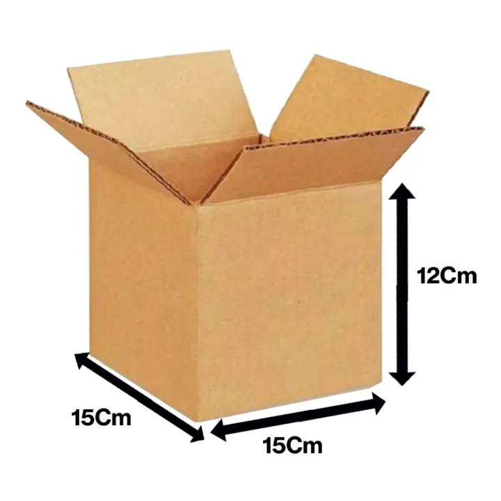15×15×12 CM (10 Boxes) Cardboard Paper Boxes / Carton for Daraz ...