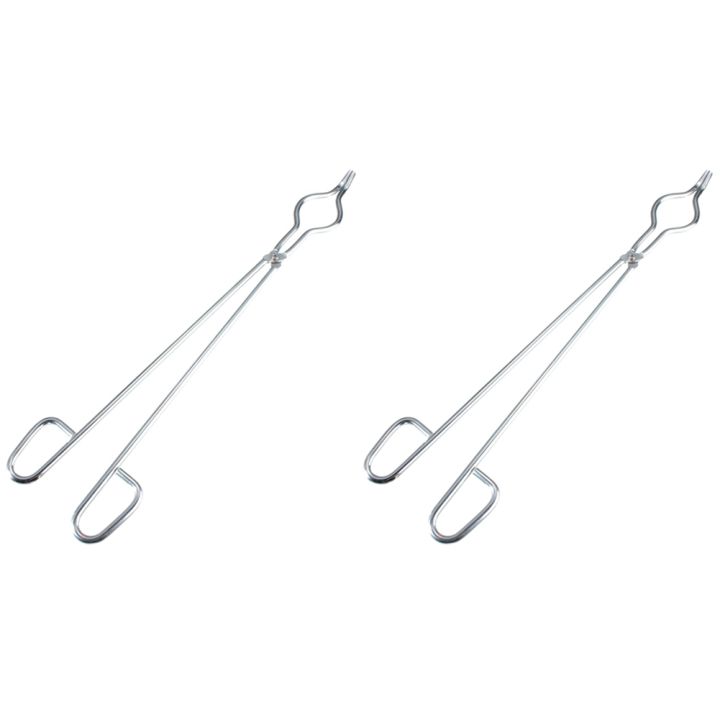 2pcs 45cm Stainless Steel Crucible Tong Clamp Graphite Melting Furnace ...