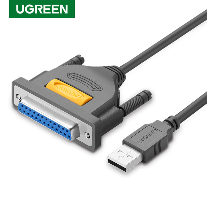Ugreen USB to DB25 Printer Cable Parallel to Female Port LPT DB25 ...