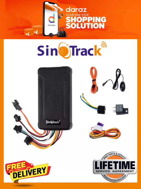 SinoTrack ST-906 GSM GPS tracker for Car motorcycle vehicle tracking device with Cut Off Oil ...