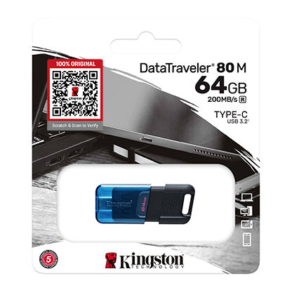 Kingston DataTraveler 80 M USB-C Flash Drive DT80M 64GB / 128GB | Daraz.lk