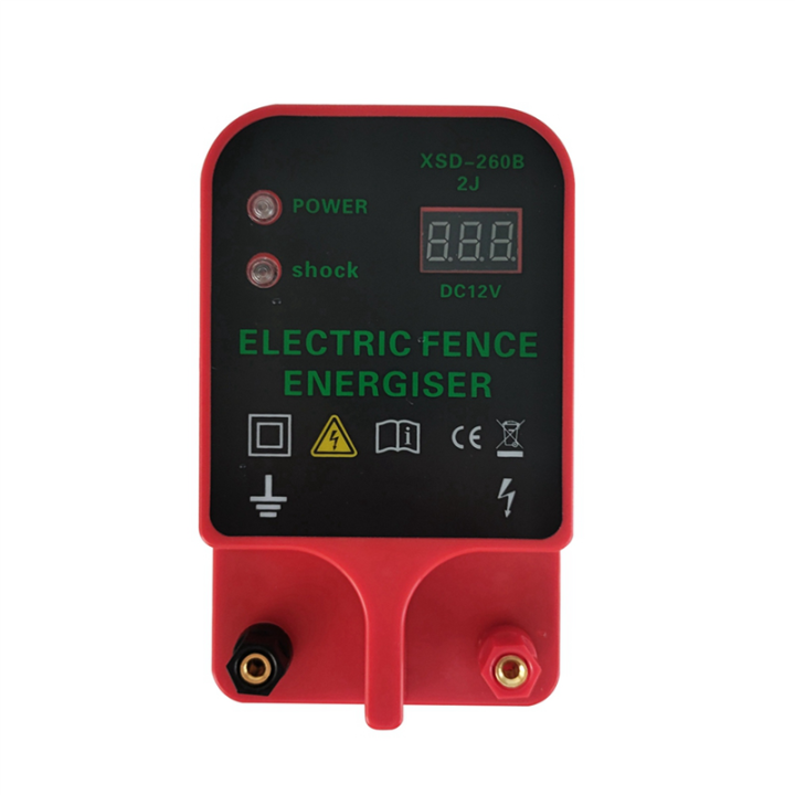 NCANRUI 2X 10KM Electric Fence Livestock High Voltage Pulse Controller ...