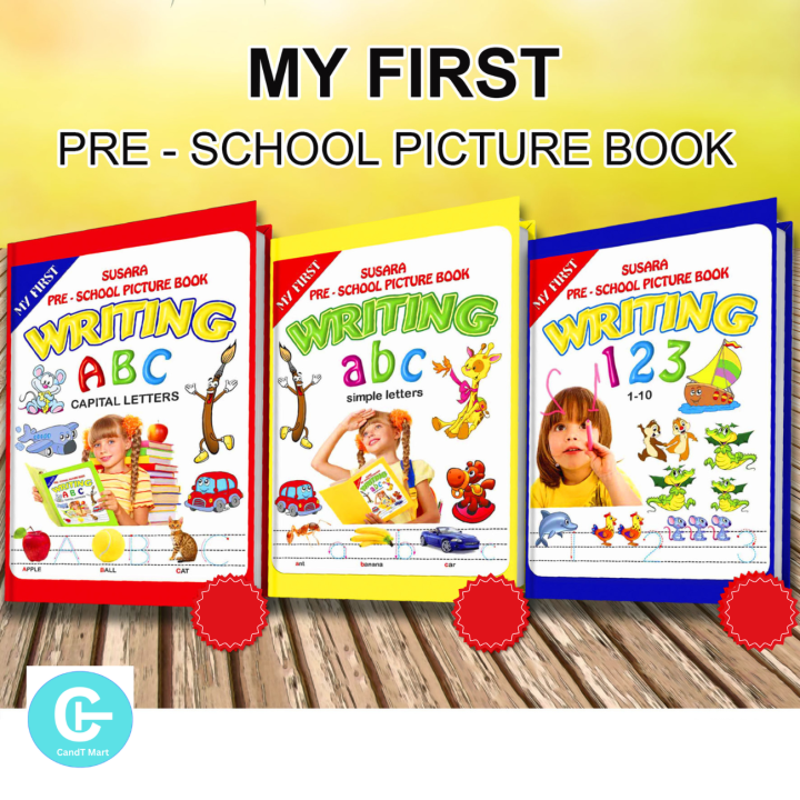 My First Pre School Picture Book - Alphabet Writing Capital - Simple ...