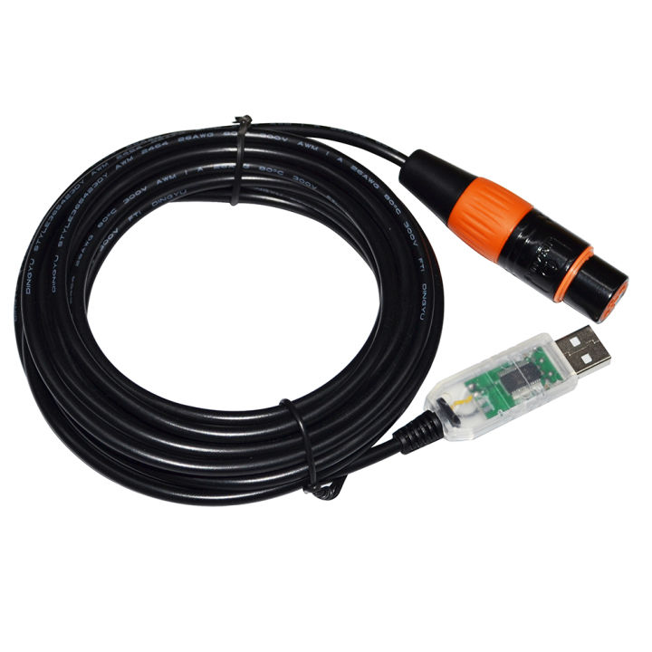 Ftdi Rs485 Dmx512 To Usb 3pin 3p Dmx 512 Xlr Female Converter Cable For ...