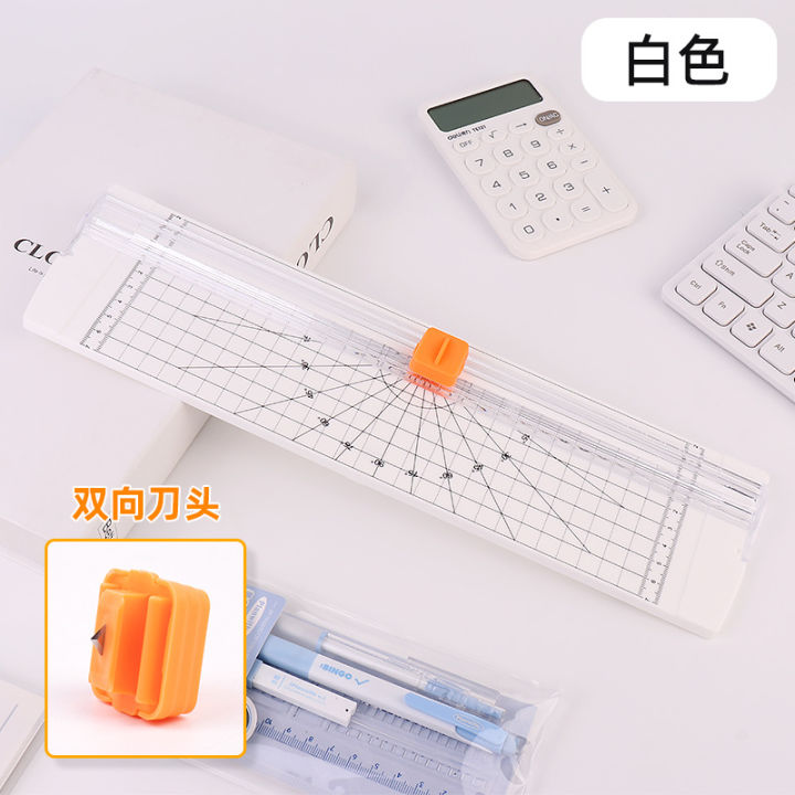 Small Portable Paper Cutter, Bidirectional Plastic Paper Cutter ...