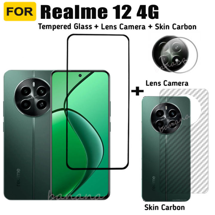 For Realme 12 4G Tempered Glass Realme 12X 12+ 12 5G 11 4G 11 5G 11X ...