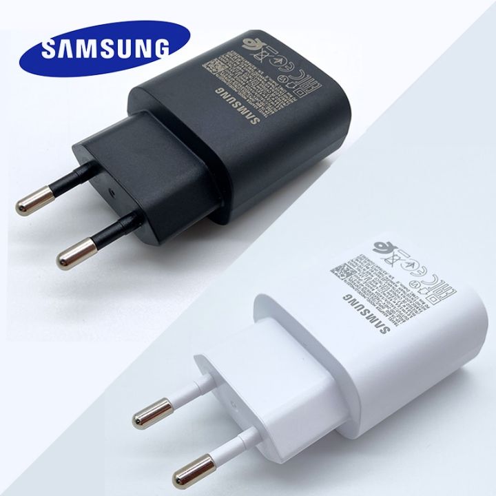 Samsung S22 S21 S20 Ultra A90 A80 S10 5G Charger Super Fast Charging 25W EP-TA800 PD Adapter For ...