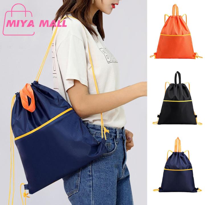 School Backpack Ultra Light Water-resistant Drawstring Bucket Bag ...