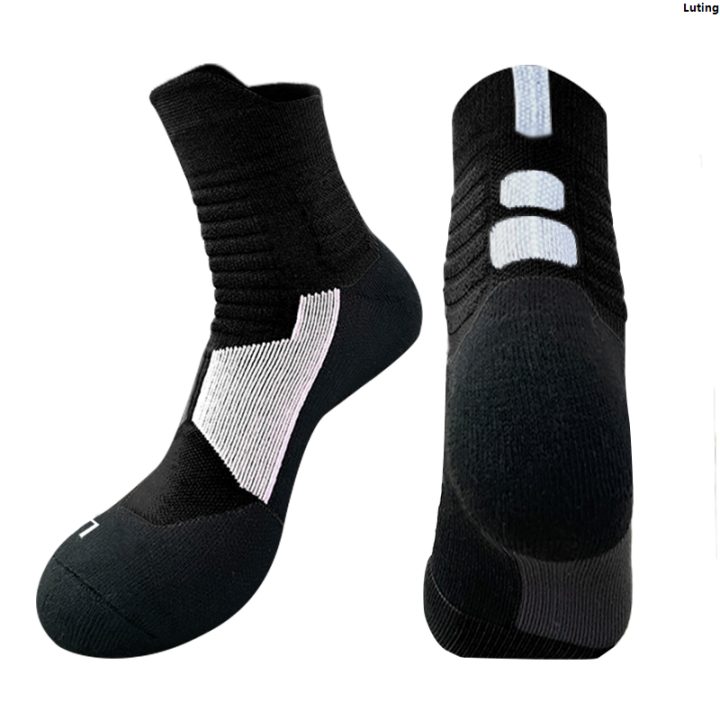 Luting【2025 Version】Professional Basketball Socks Elite Boxing Thick ...