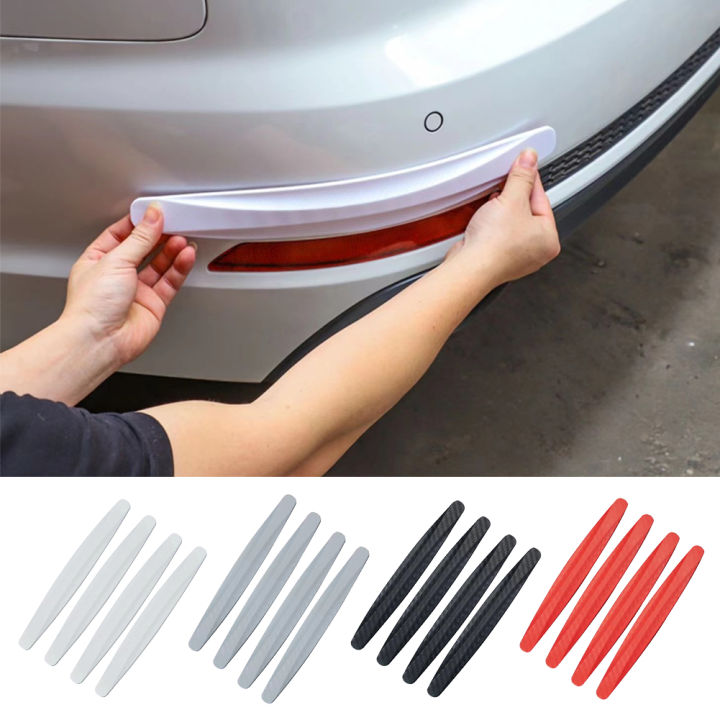 4/2 Piece Front Rear Bumper Corner Protector Guard Car Anti- Protection ...