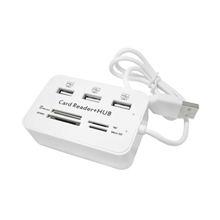 USB Hub Combo 3 Ports USB 2.0 MicroSD Card Reader SD / TF USB Splitter ...