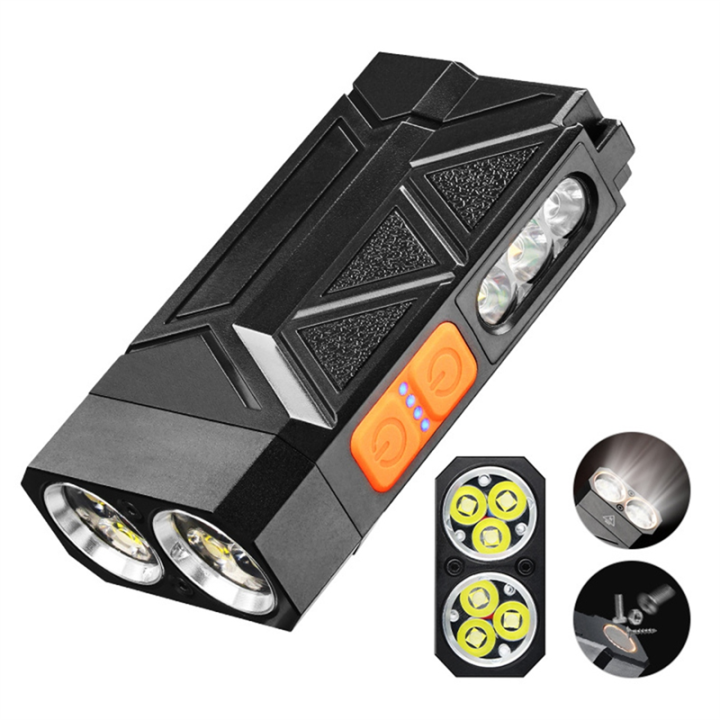 Portable Torch Flashlight Portable Flashlight Rechargeable Work Light ...