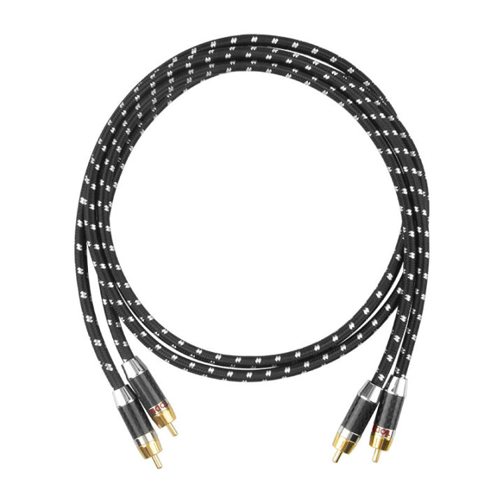 TODN 1 Pair rca cable 6N OFC hifi 2rca to 2rca high-end audio cables ...