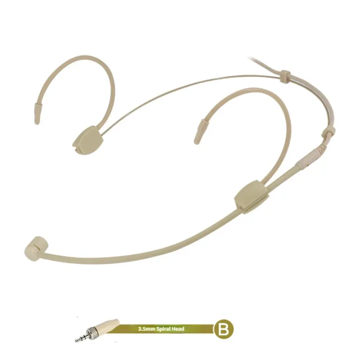 Headband Head Wearing Unidirectional Headset Microphone For Sennheiser ...