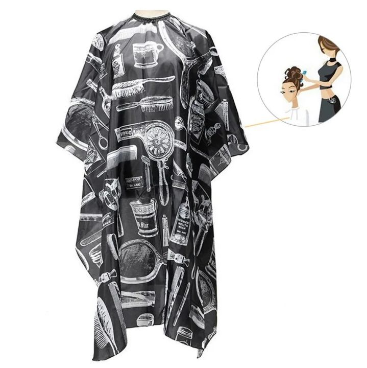 Fashion Adult Women Men Salon Haircut Hairdressing Cape Waterproof ...