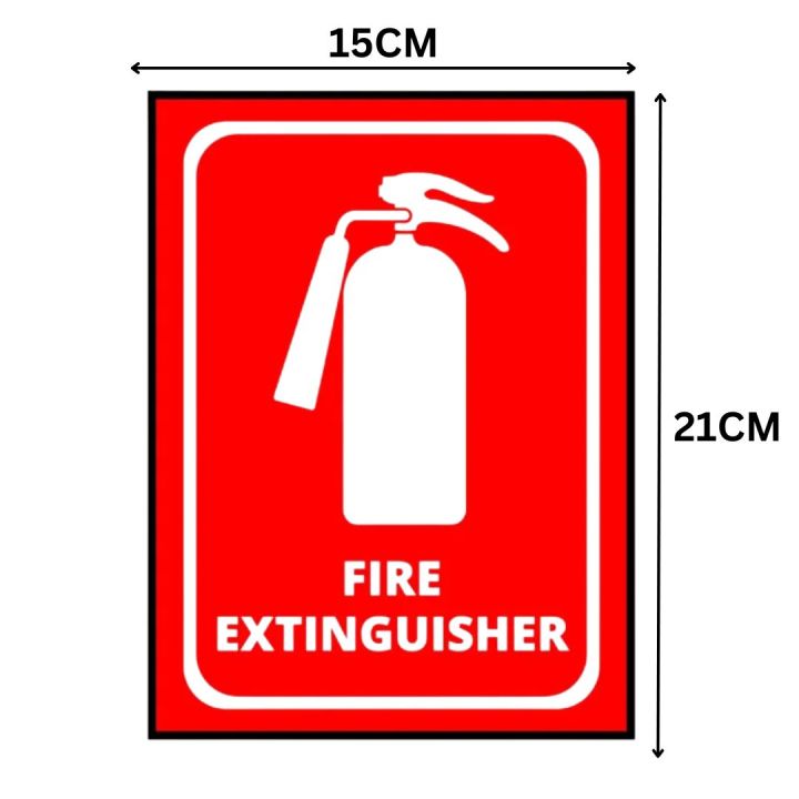 Fire Extinguisher Sign Board - FOAM BOARD MATERIAL | Daraz.lk