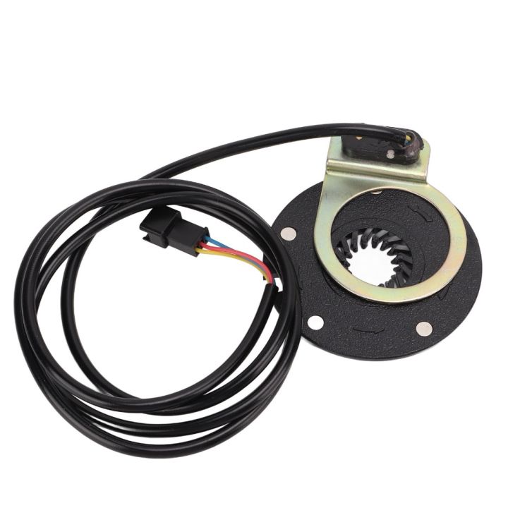 Durable 5 Magnets Pedal Assist Sensor ABS Black Electric Bicycle Sensor Cable Length 90cm Speed ...