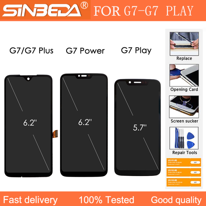 For Motorola Moto G7 G7 Plus LCD Display Touch Screen Digitizer G7 Play ...