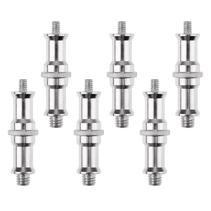 6pcs End Stud And 3/8" Adapter Spigot Screw For Light Stand | Daraz.lk